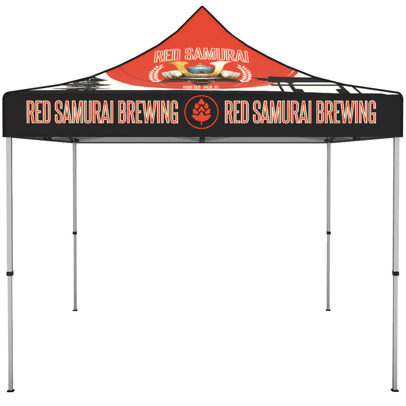 Custom Printed Canopy Pop-Up Tent with Standard Duty Steel Frame ...